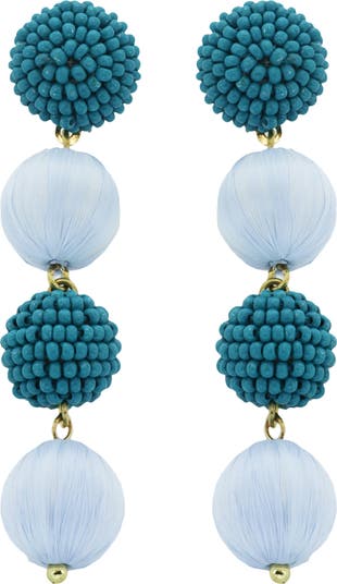Panacea beaded tassel earrings store