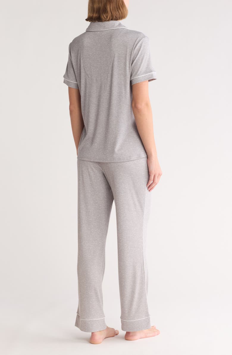 Nicole Miller Ribbed Long Pajamas | Nordstromrack