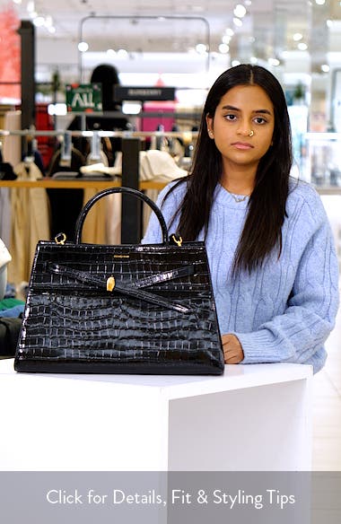 Veronica Beard Large Dash Croc Embossed Leather Tote | Nordstrom