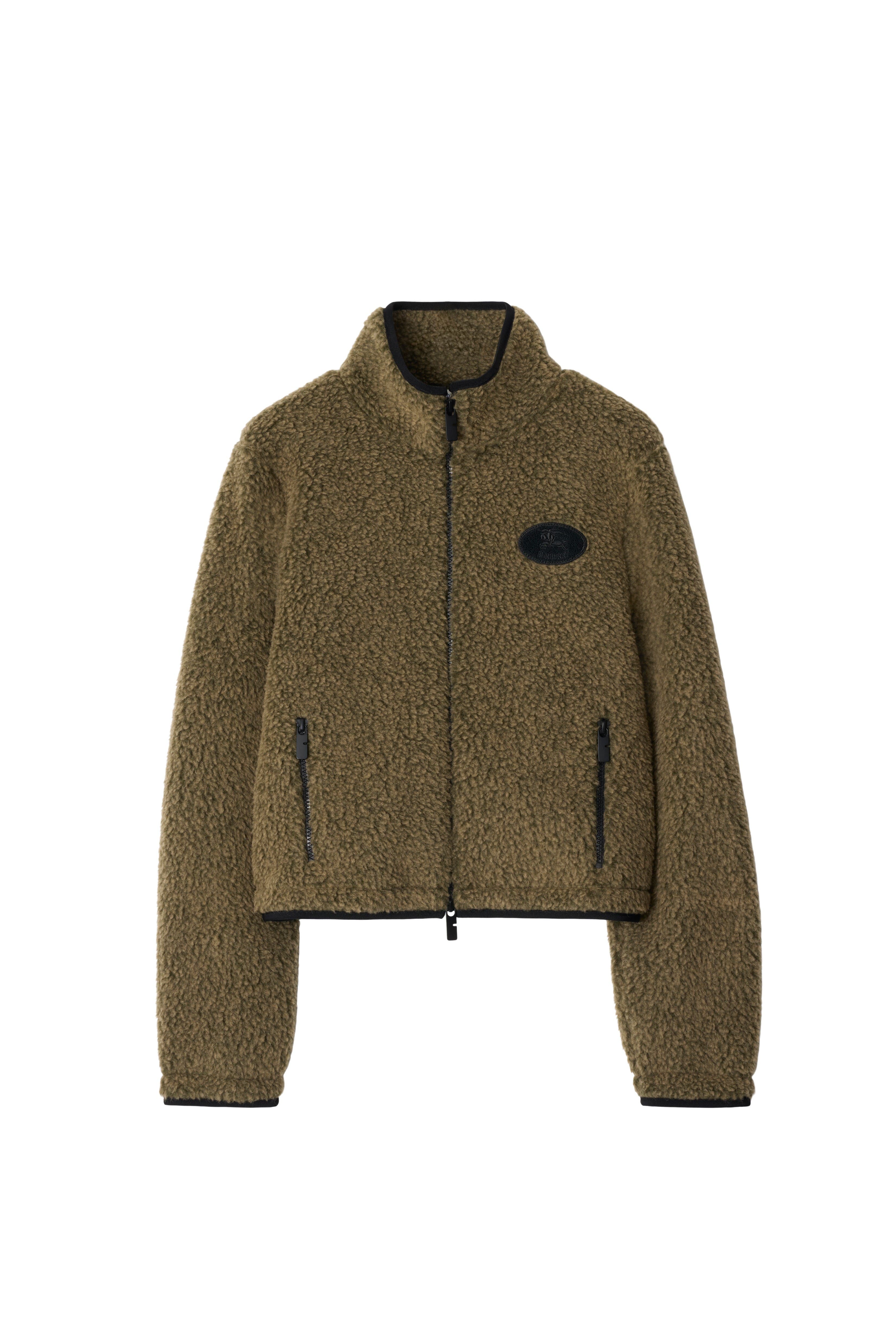 Burberry Cropped Fleece Jacket | Nordstrom