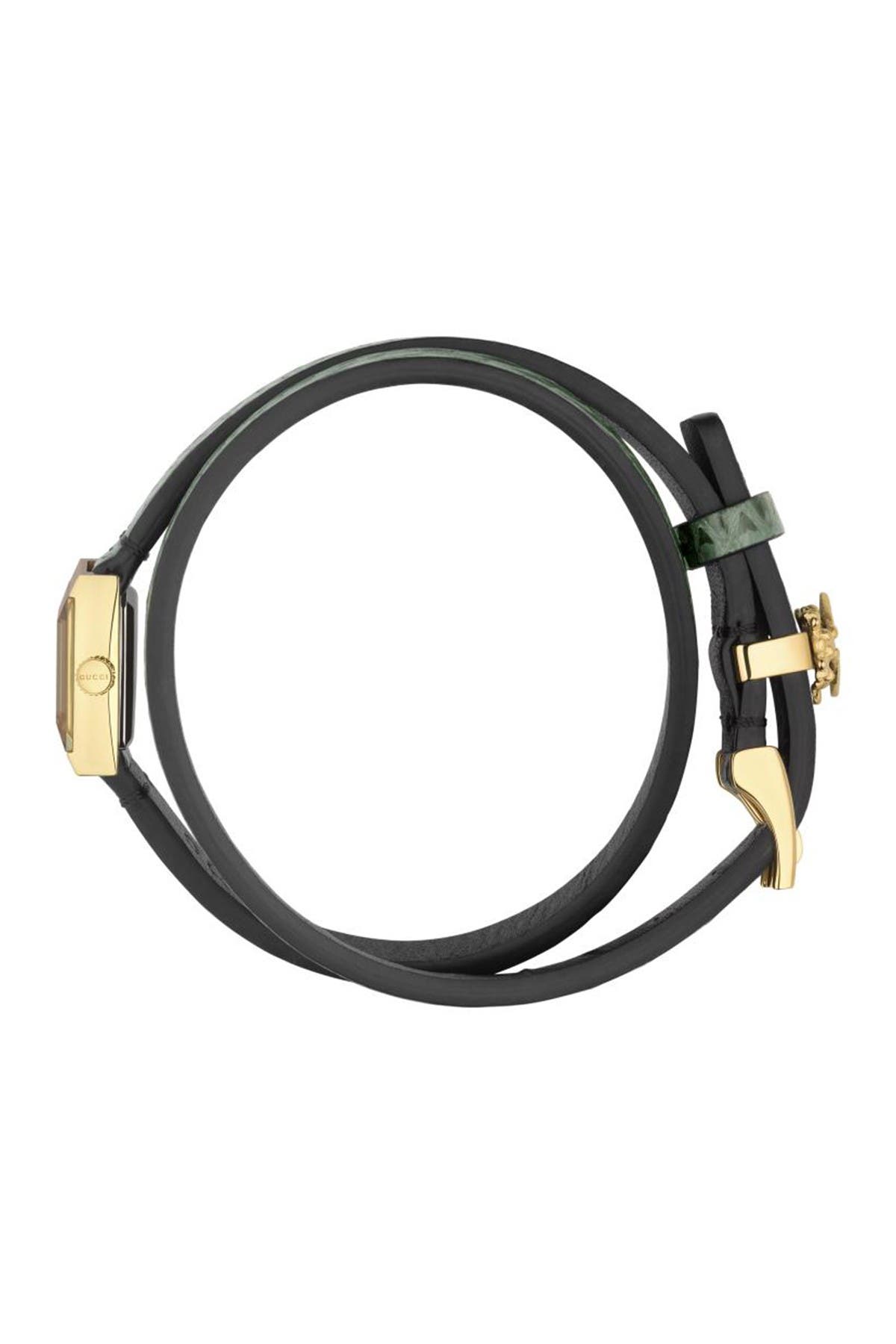 Women's G-Frame Leather Strap Watch (Women) | Nordstromrack