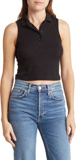 Cotton Emporium Johnny Collar Tank Top | Nordstromrack