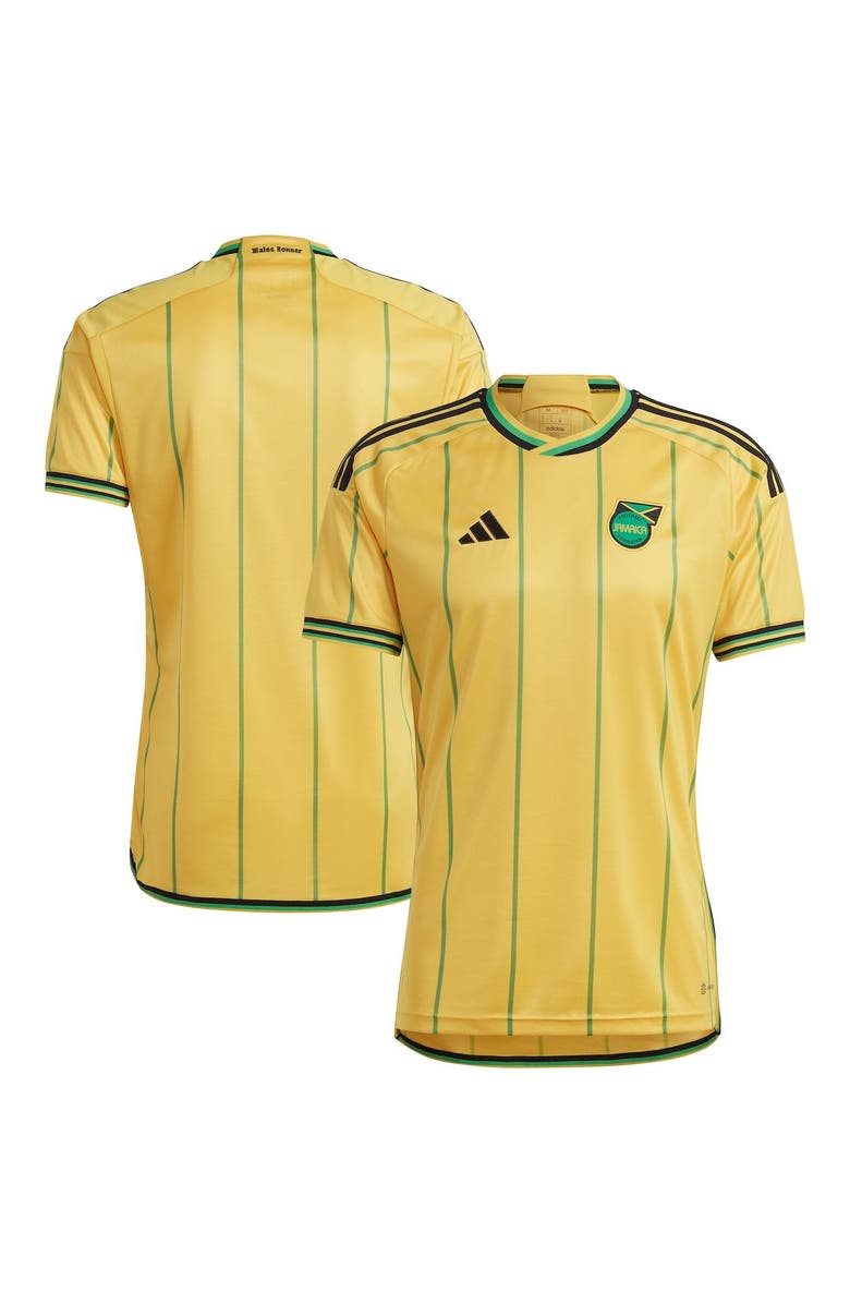 adidas Men's adidas Yellow Jamaica National Team 2023 Home Replica ...