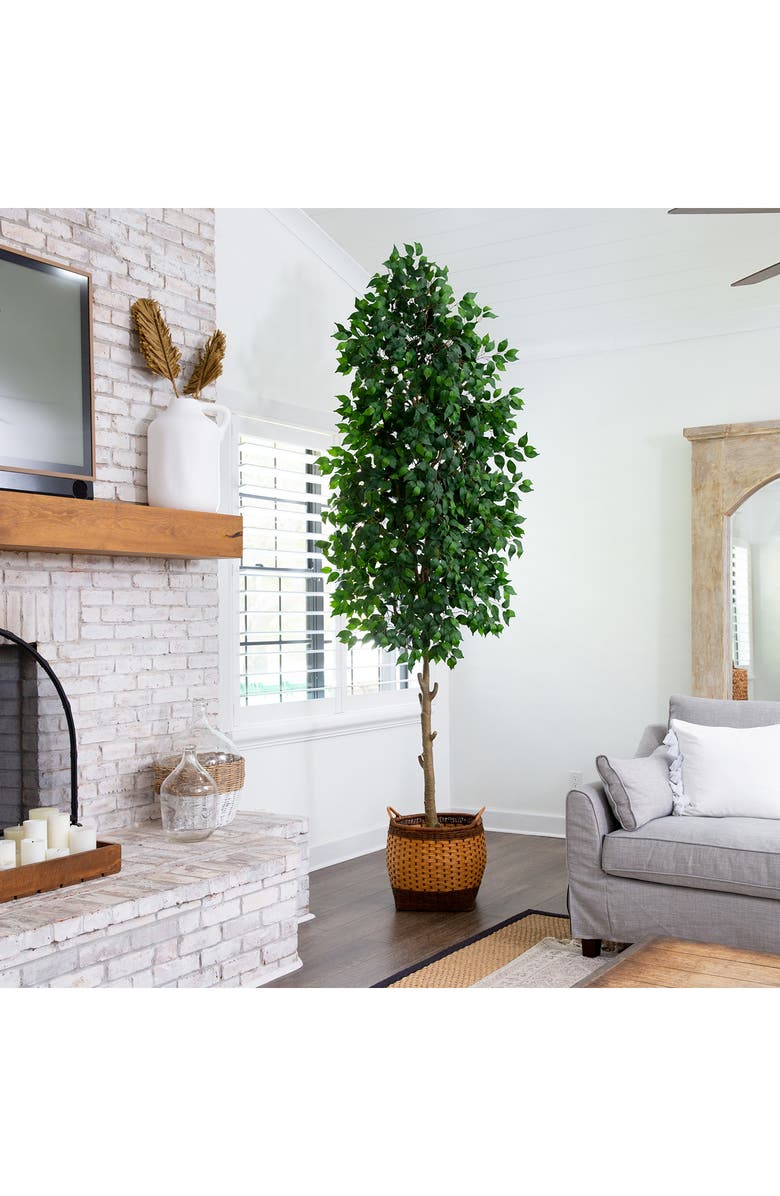 NEARLY NATURAL 10 ft. Ficus Tree Artificial Plant | Nordstromrack