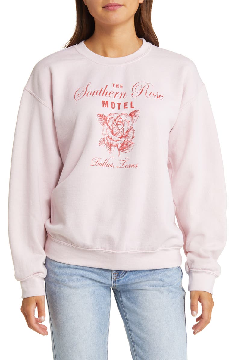 GOLDEN HOUR Southern Rose Cotton Graphic Sweatshirt | Nordstromrack