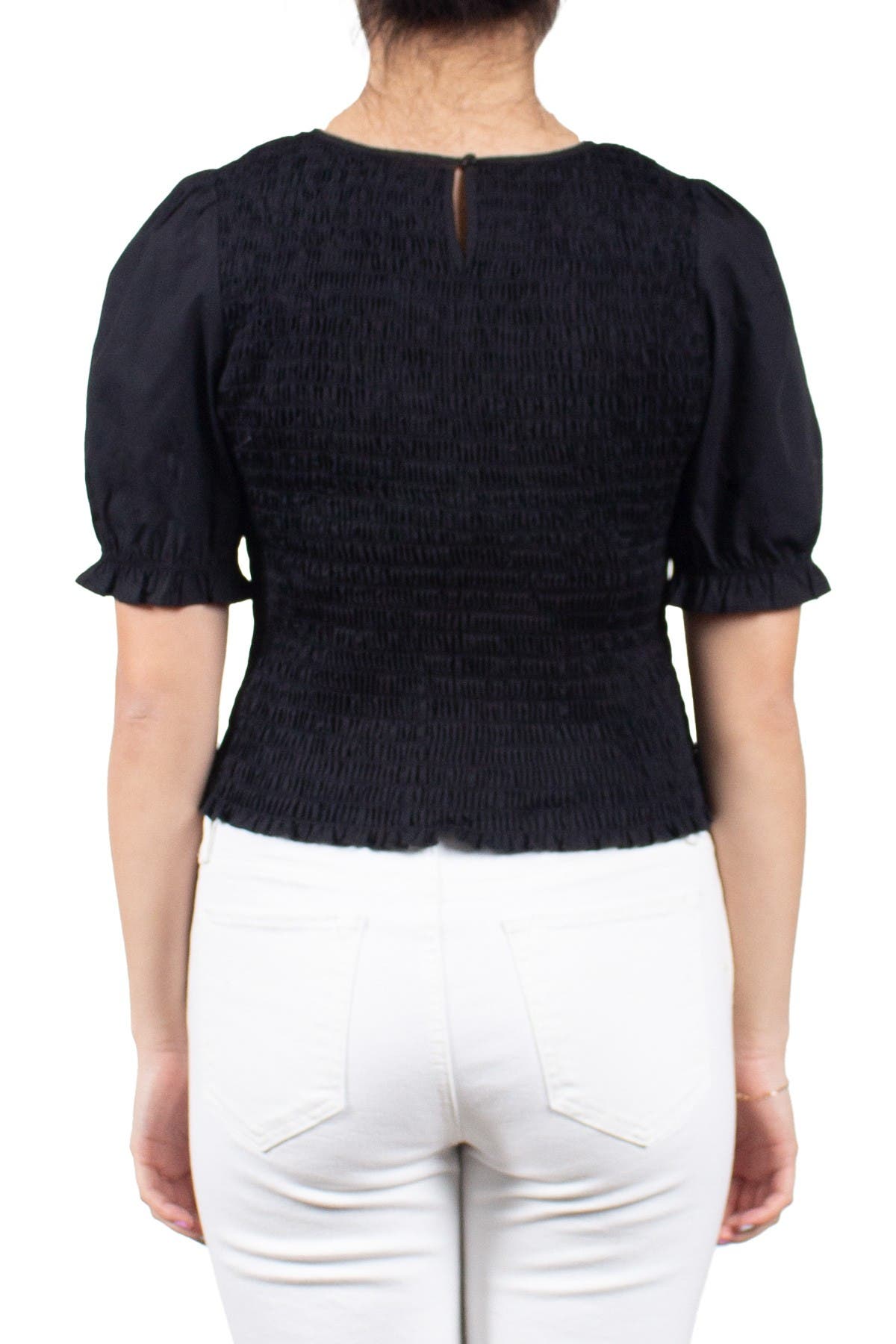 MAUBY Puff Sleeve Smocked Poplin Top | Nordstromrack