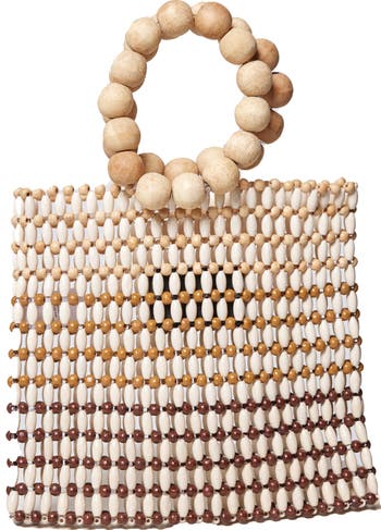 LSPACE Riley Wood Bead Bracelet Handle Bag | Nordstrom