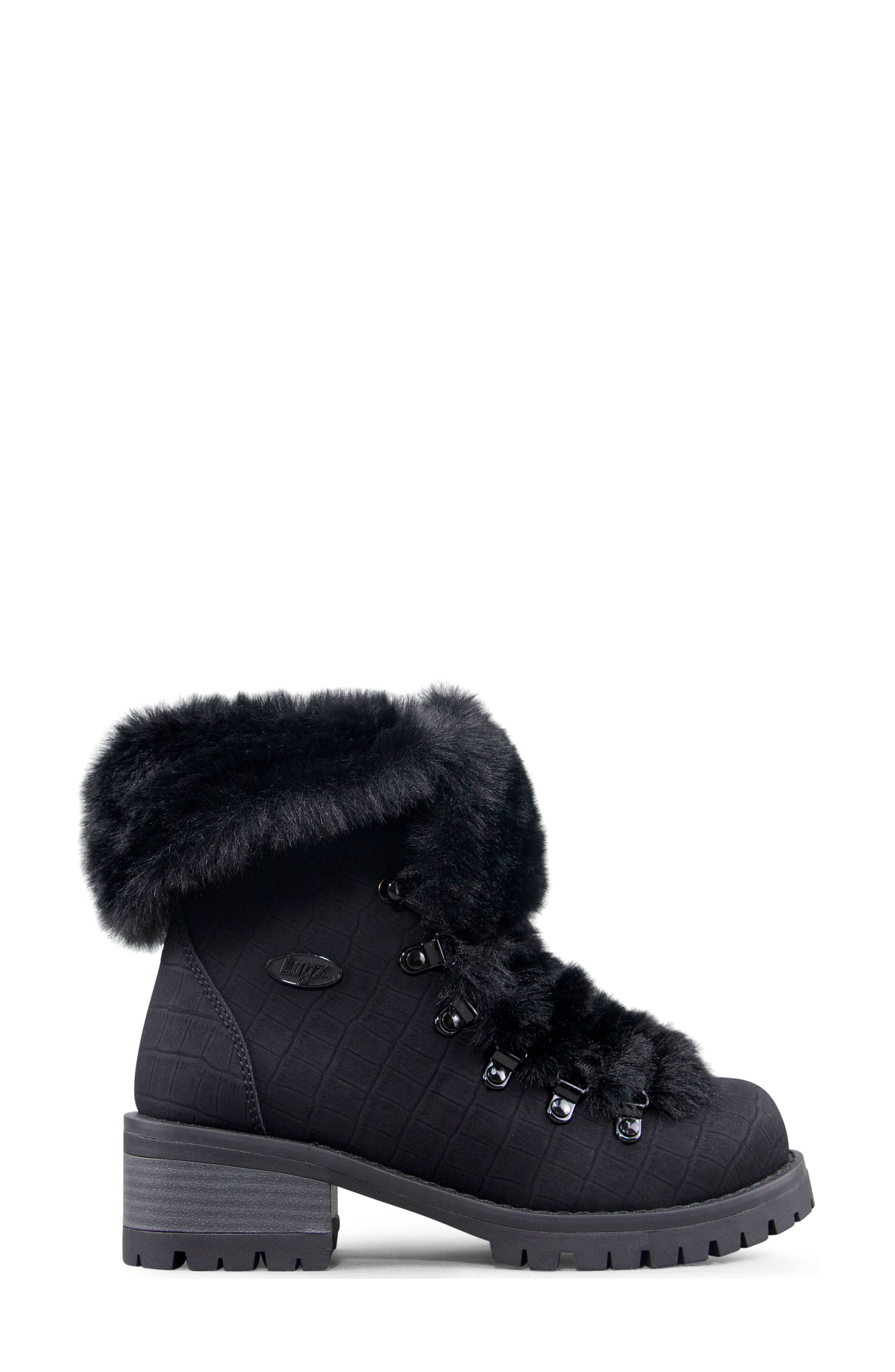 LUGZ Adore Faux Fur Lug Sole Boot (Women) | Nordstromrack