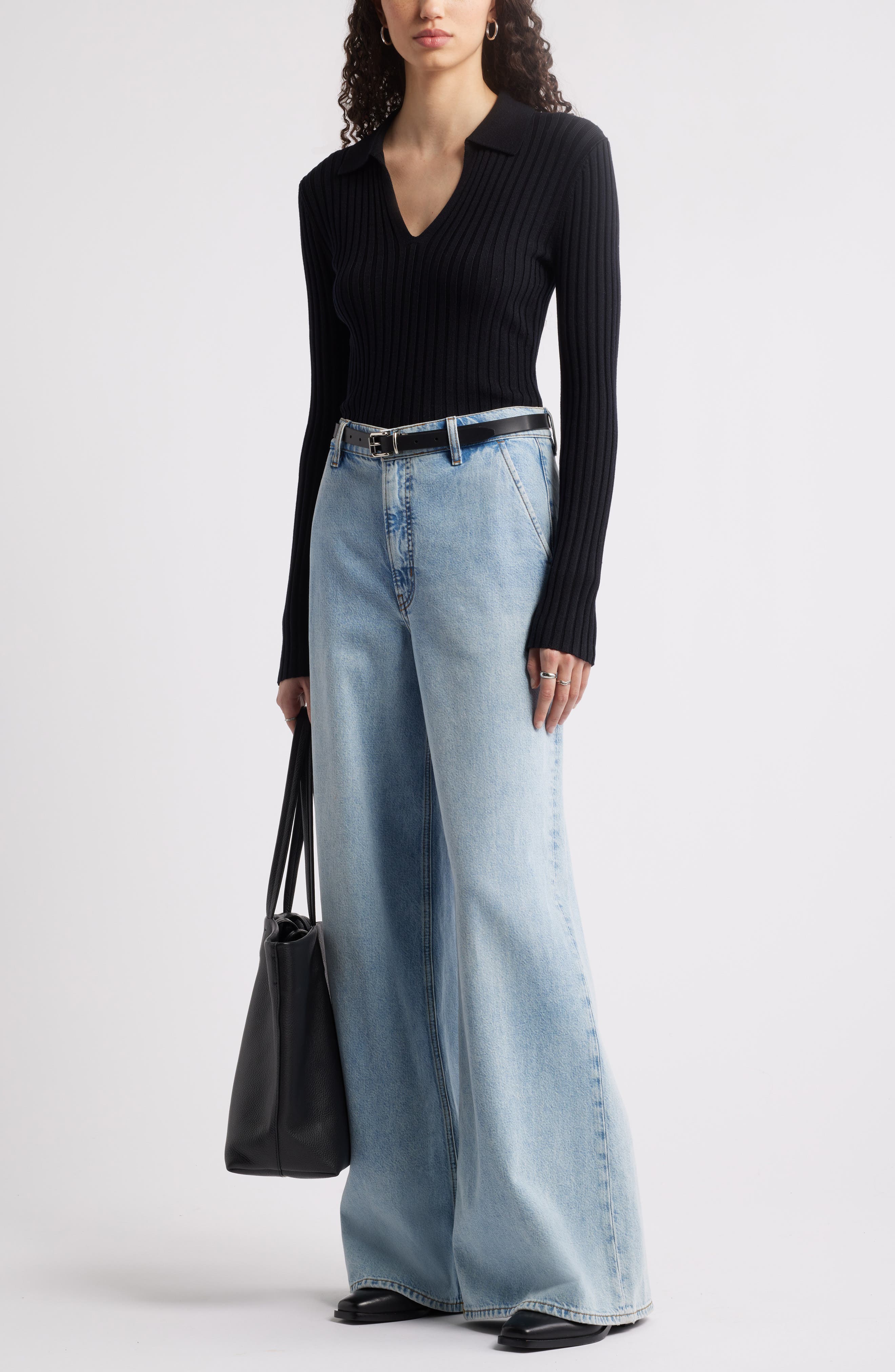 Johnny Collar Polo Sweater (Women) | Nordstromrack