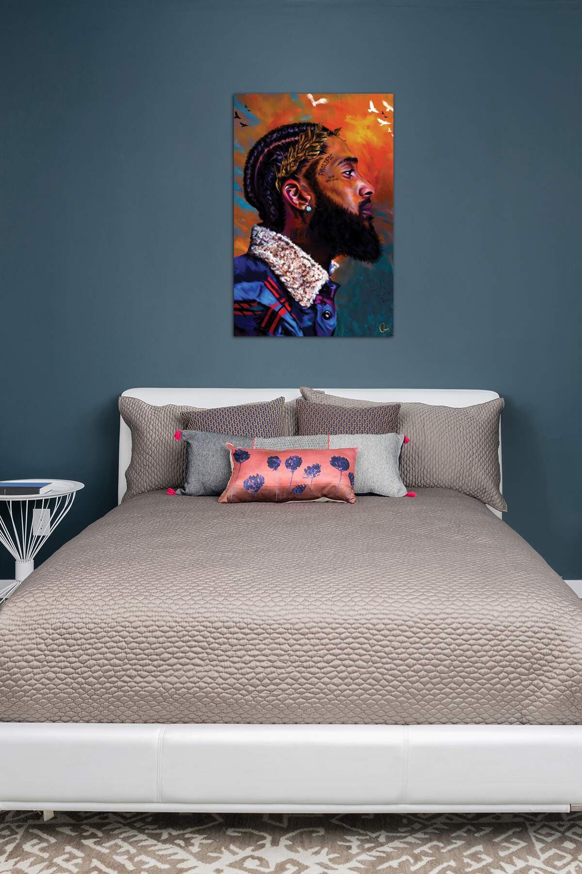 iCanvas Nipsey Hussle by Crixtover Edwin Canvas Wall Art - 26" x 40 ...