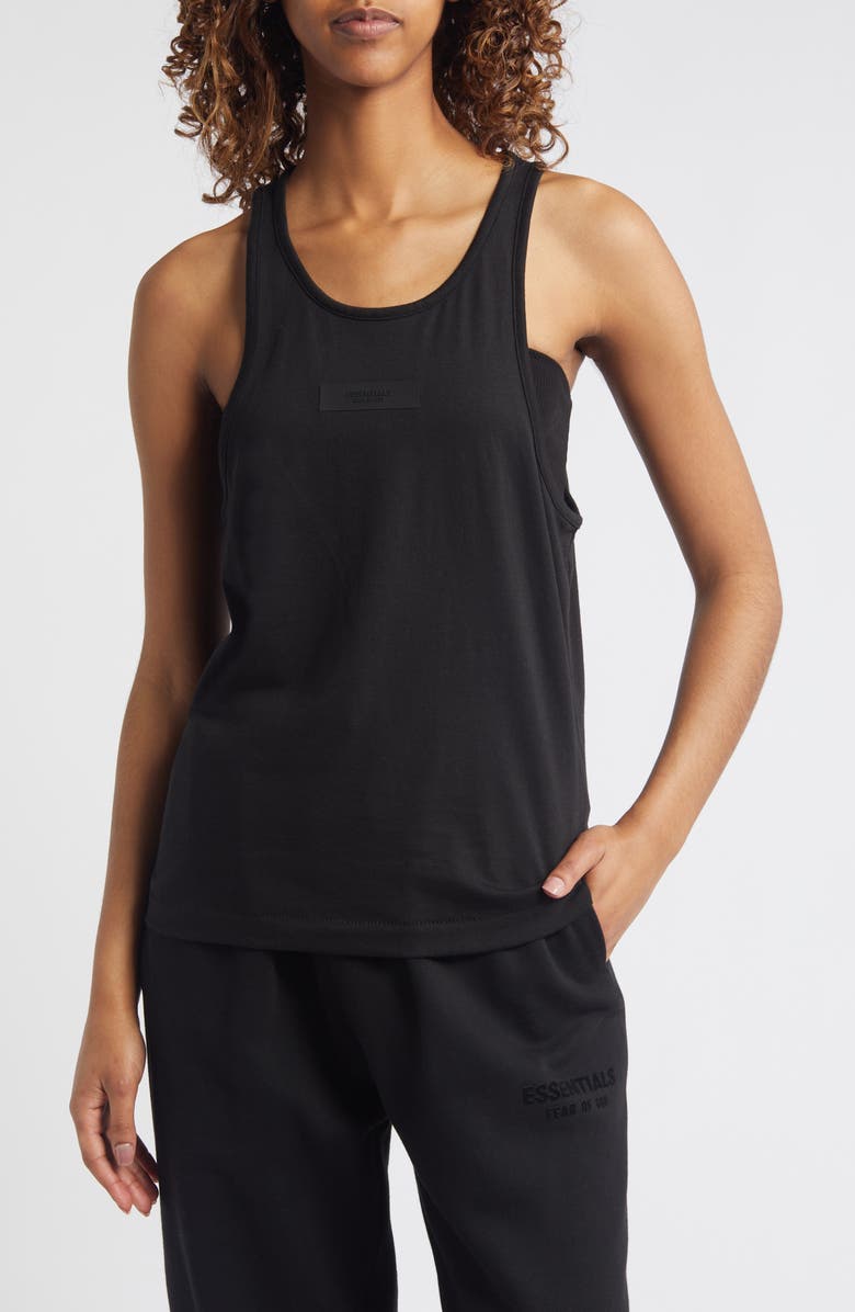 Fear of God Essentials Logo Cotton Blend Tank | Nordstromrack