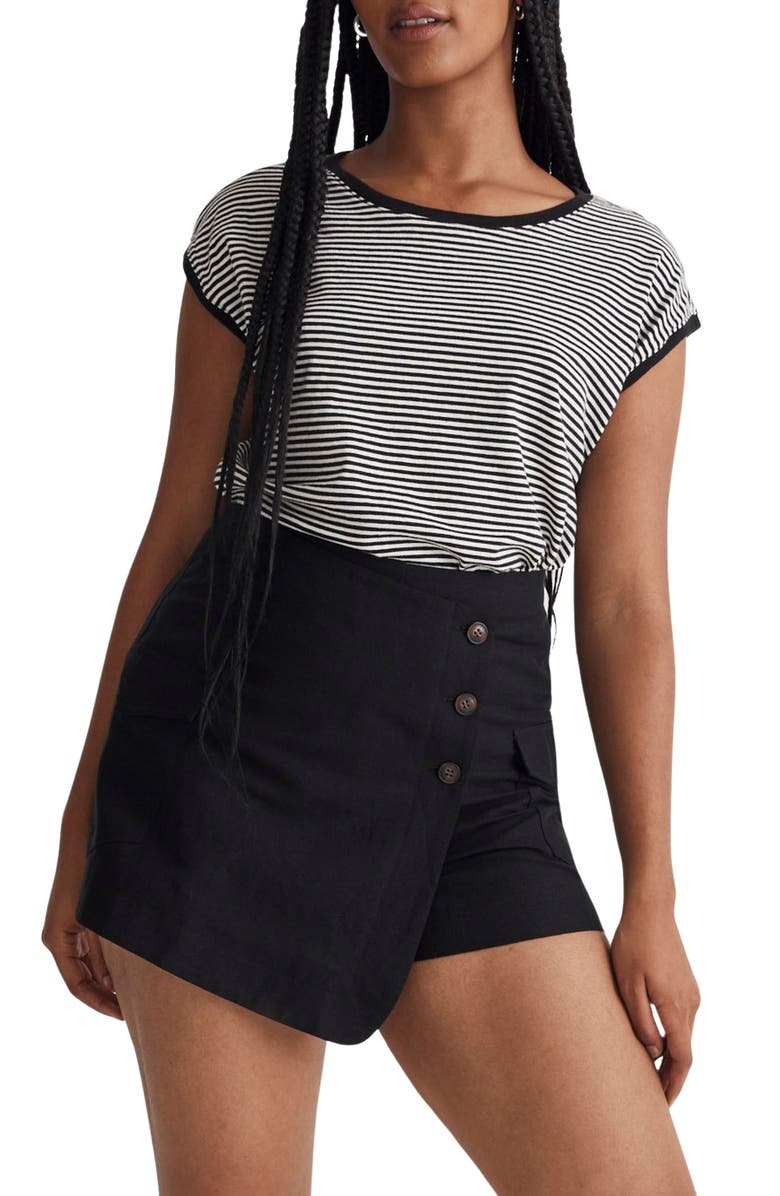 Madewell Stripe Crewneck Crop Muscle Tank | Nordstromrack