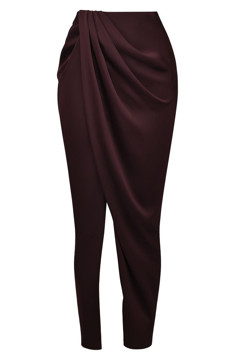 HOUSE OF CB Vesper Gathered Side Slit Skirt | Nordstrom