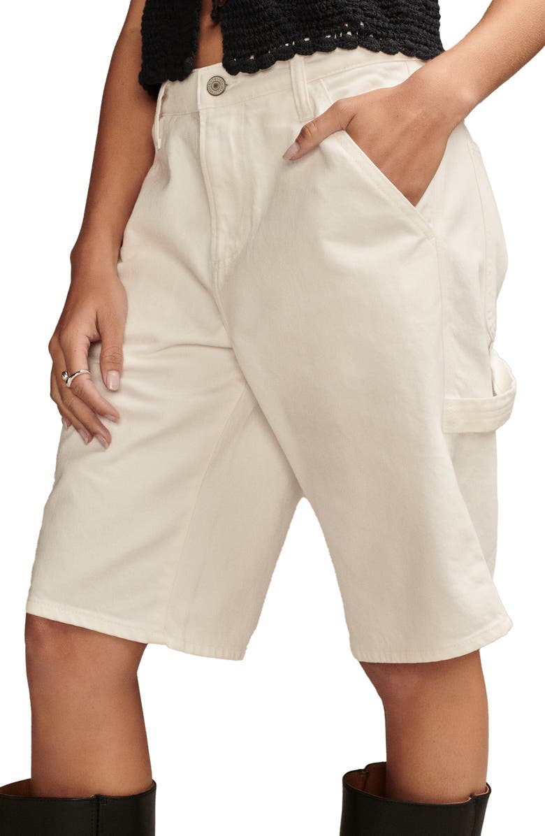 Lucky Brand Loose Raw Hem Denim Bermuda Shorts | Nordstromrack