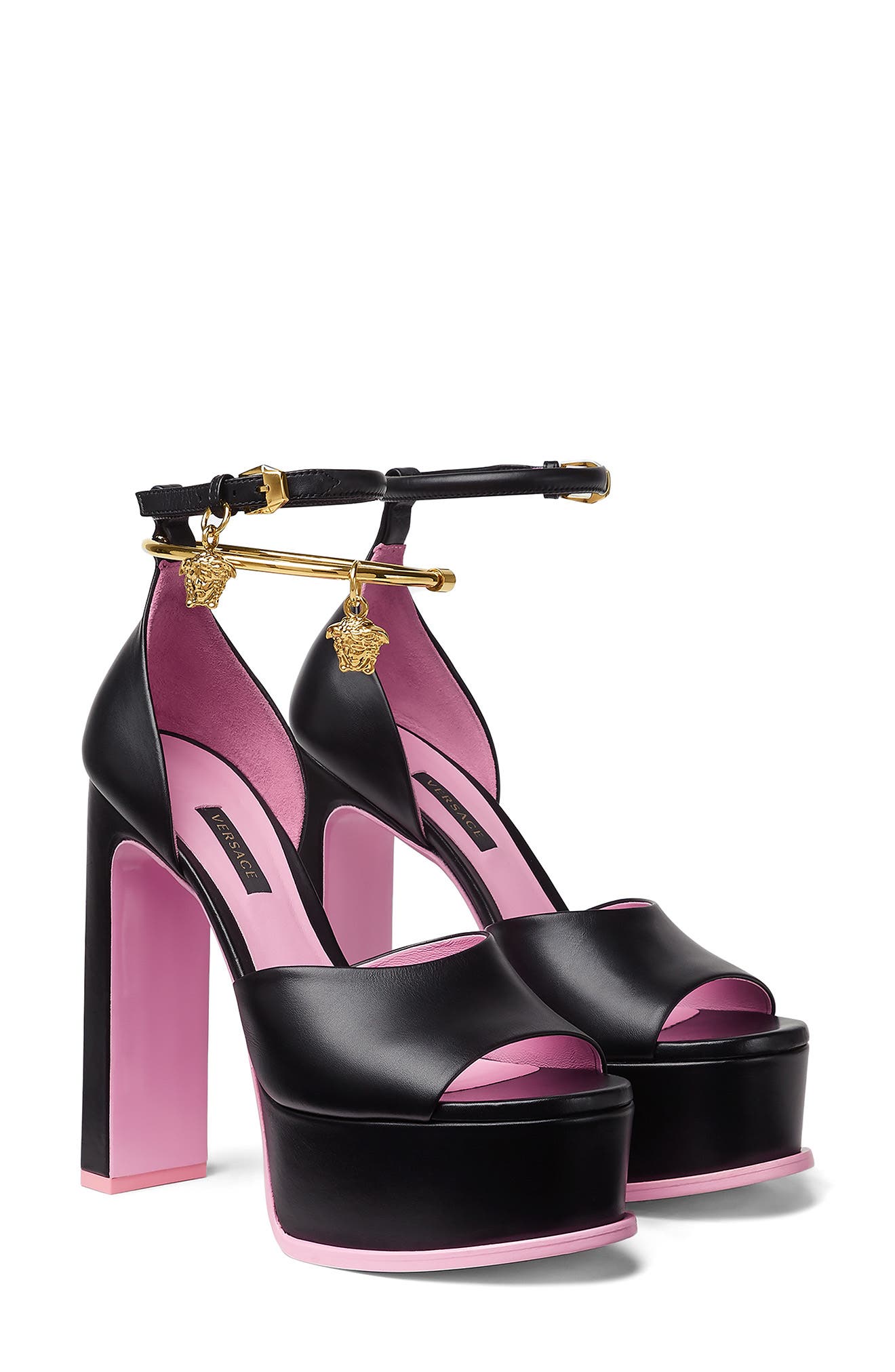 Versace Medusa Aeternitas Platform Sandal (Women) | Nordstrom