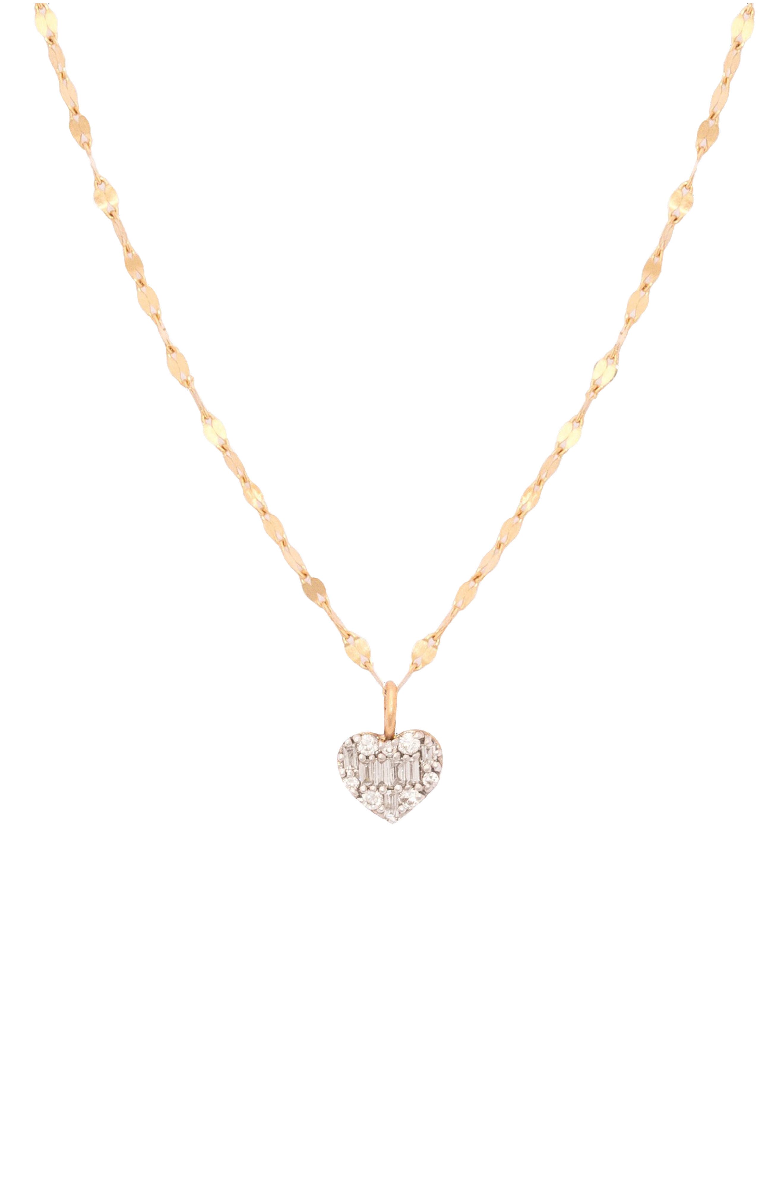 STONE AND STRAND Heart of the Matter Diamond Pendant Necklace ...
