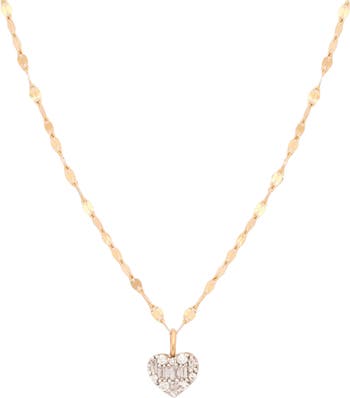 STONE AND STRAND Heart of the Matter Diamond Pendant Necklace ...