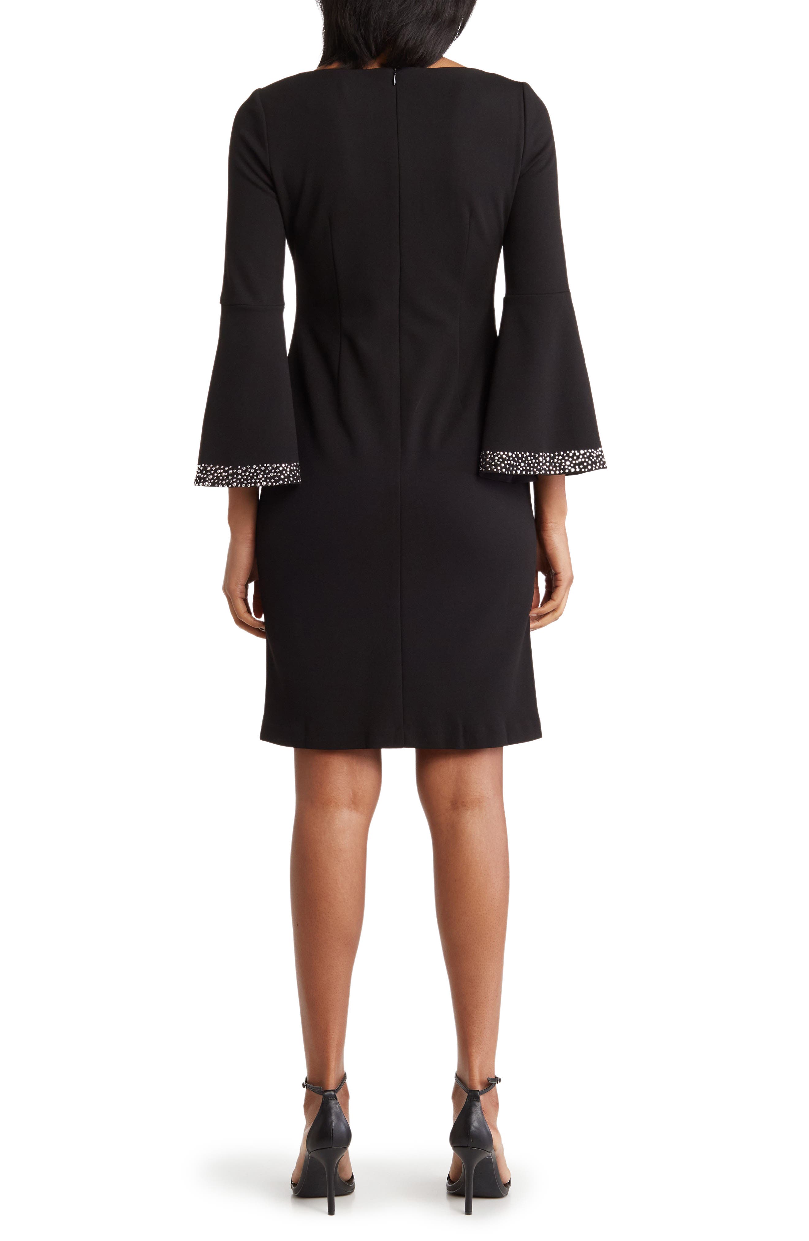 Eliza J Split Bell Sleeve Sheath Dress | Nordstromrack