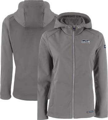 Cutter & Buck Women's Cutter & Buck Gray Seattle Seahawks Evoke Eco Softshell Recycled Full-Zip ...