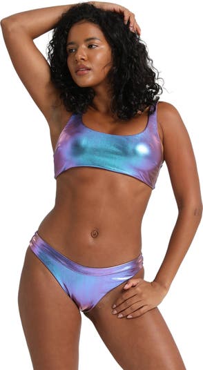 LECHERY® Lustrous Scoop Neck Bikini Top | Nordstrom