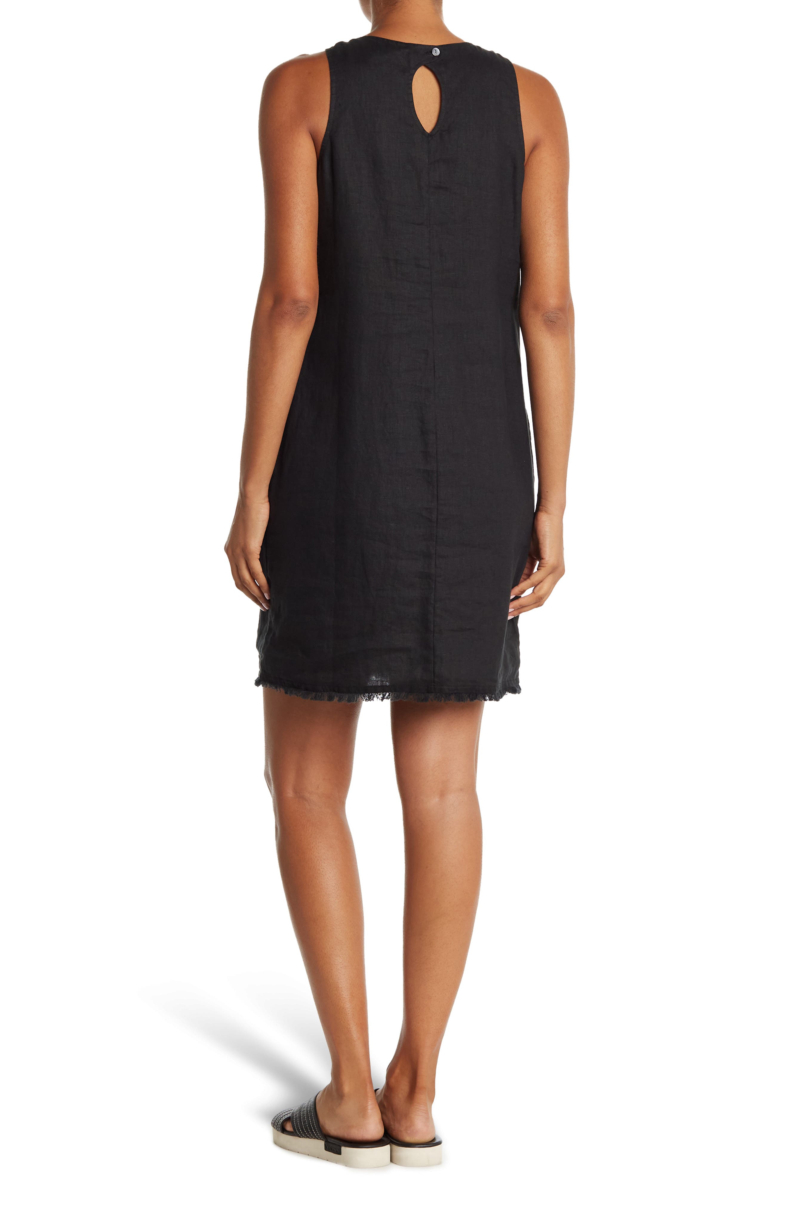 Tommy Bahama Two Palms Frayed Trim Shift Dress | Nordstrom