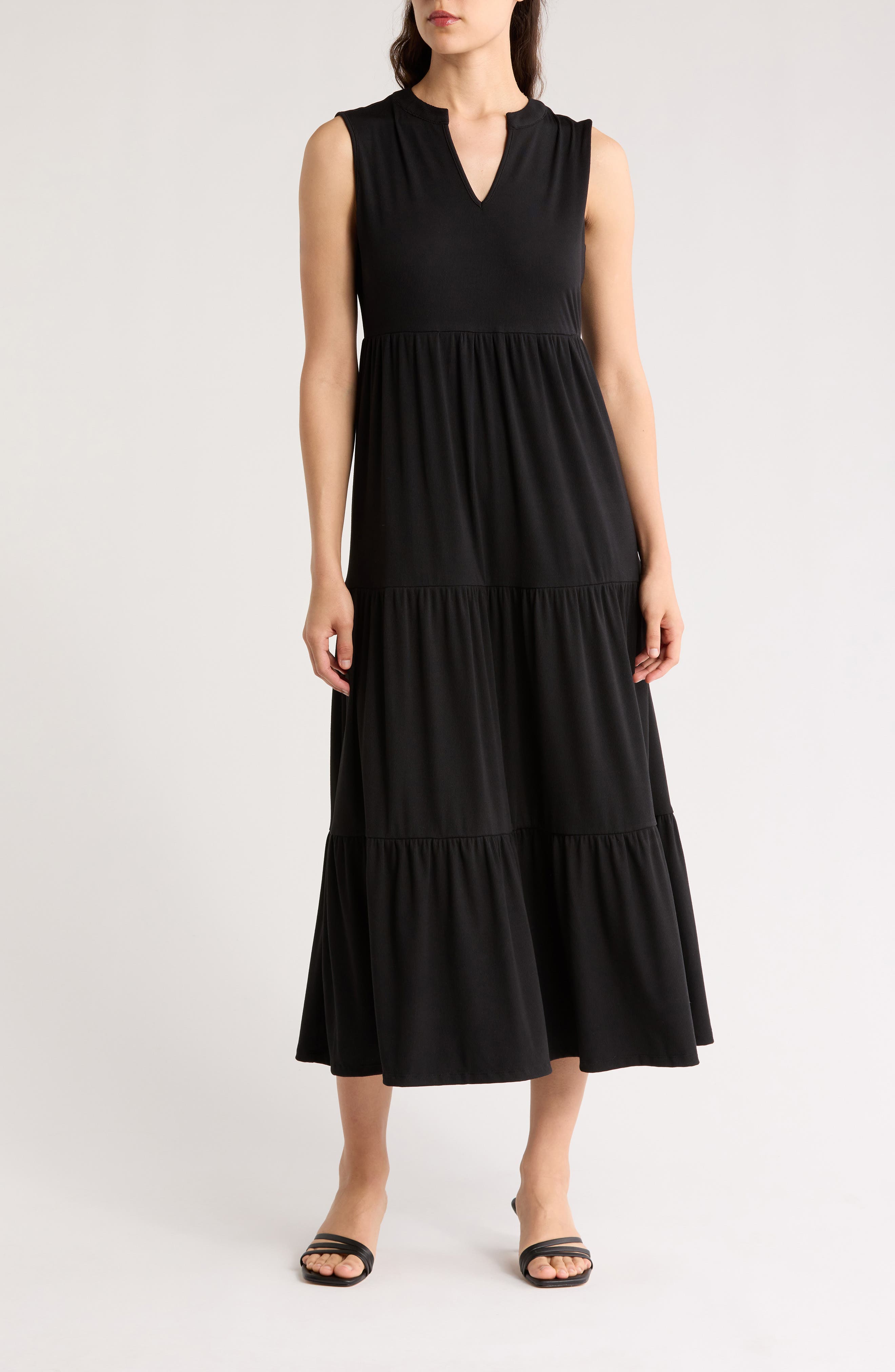 Melrose and Market Sleeveless Tiered Maxi Dress | Nordstromrack
