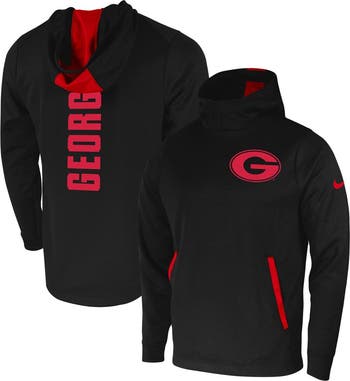 Nike Men's Nike Black Georgia Bulldogs 2-Hit Performance Pullover ...