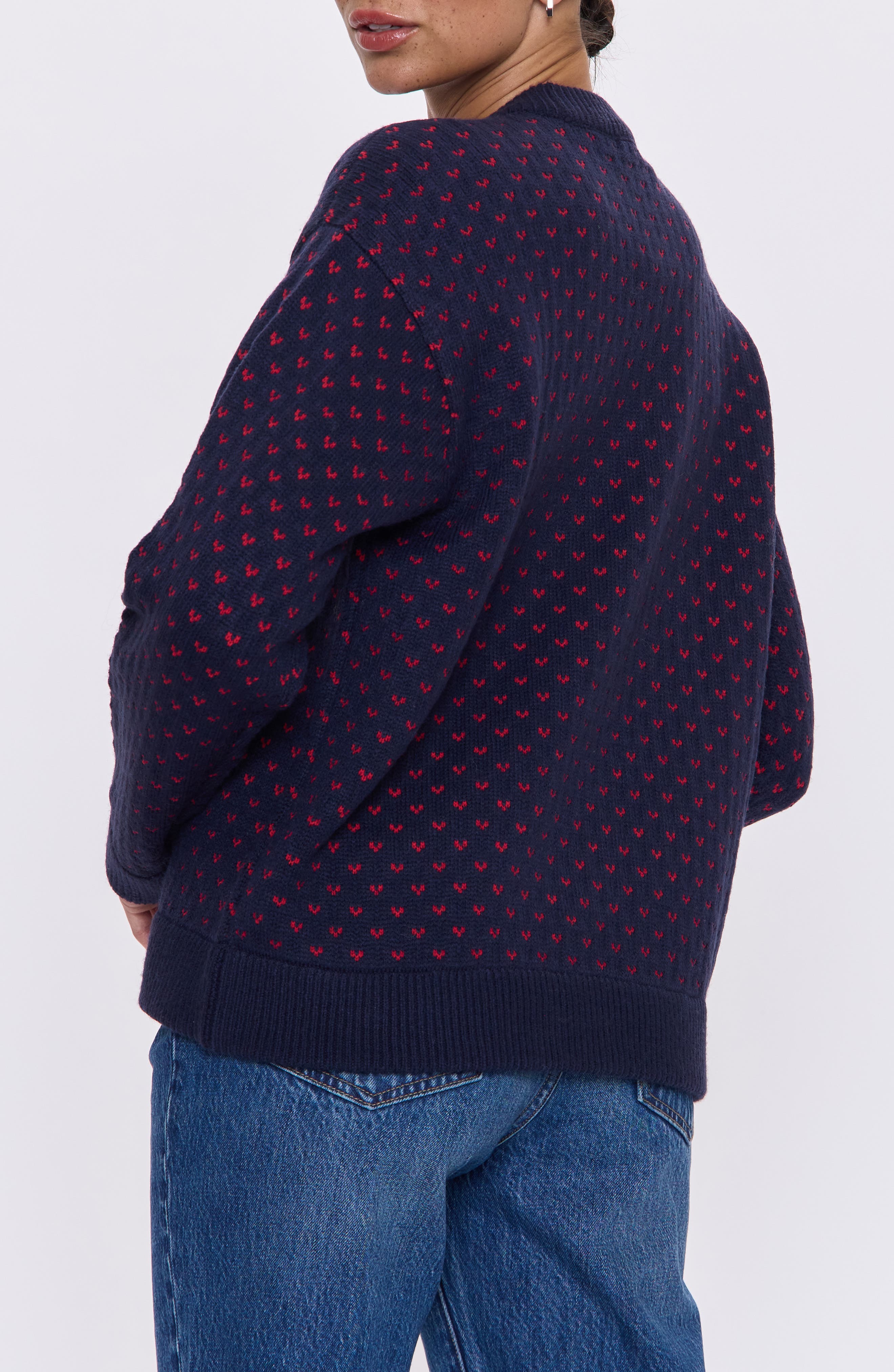 Pistola Hanna Heart Jacquard Crewneck Sweater | Nordstromrack