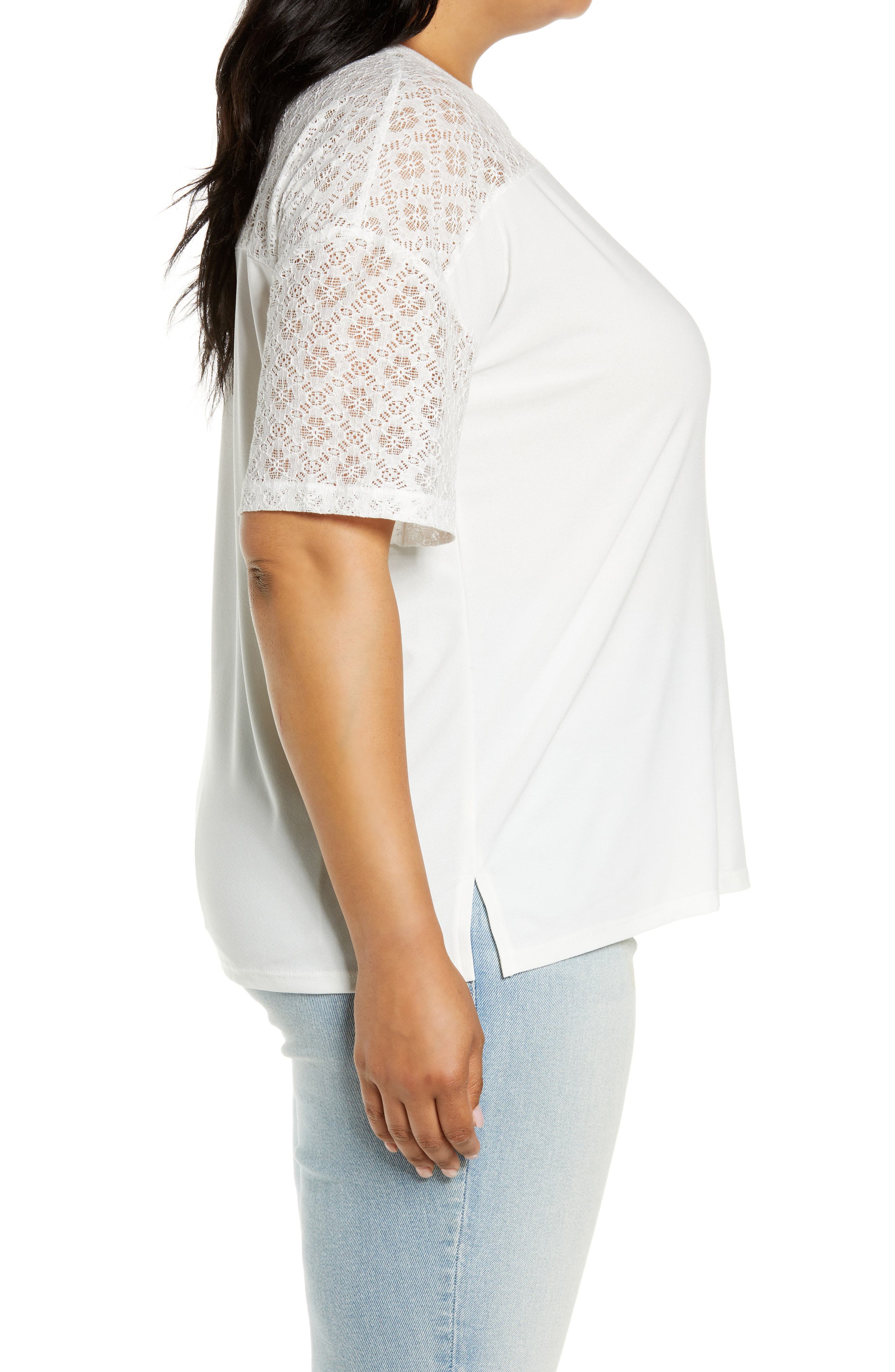 Halogen® Lace Panel Top | Nordstromrack