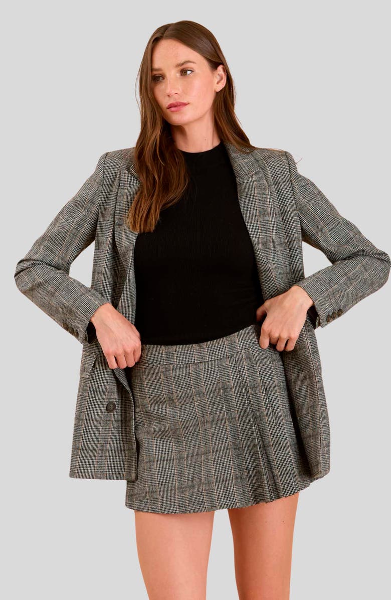 Blu Pepper Plaid Double Breasted Blazer | Nordstromrack