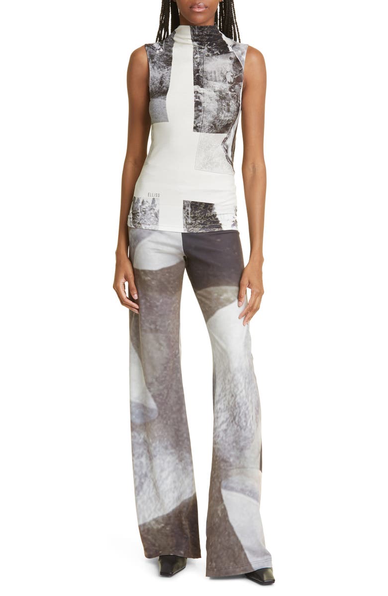 ELLISS Rock Pool Stretch Jersey Flare Leg Pants | Nordstromrack