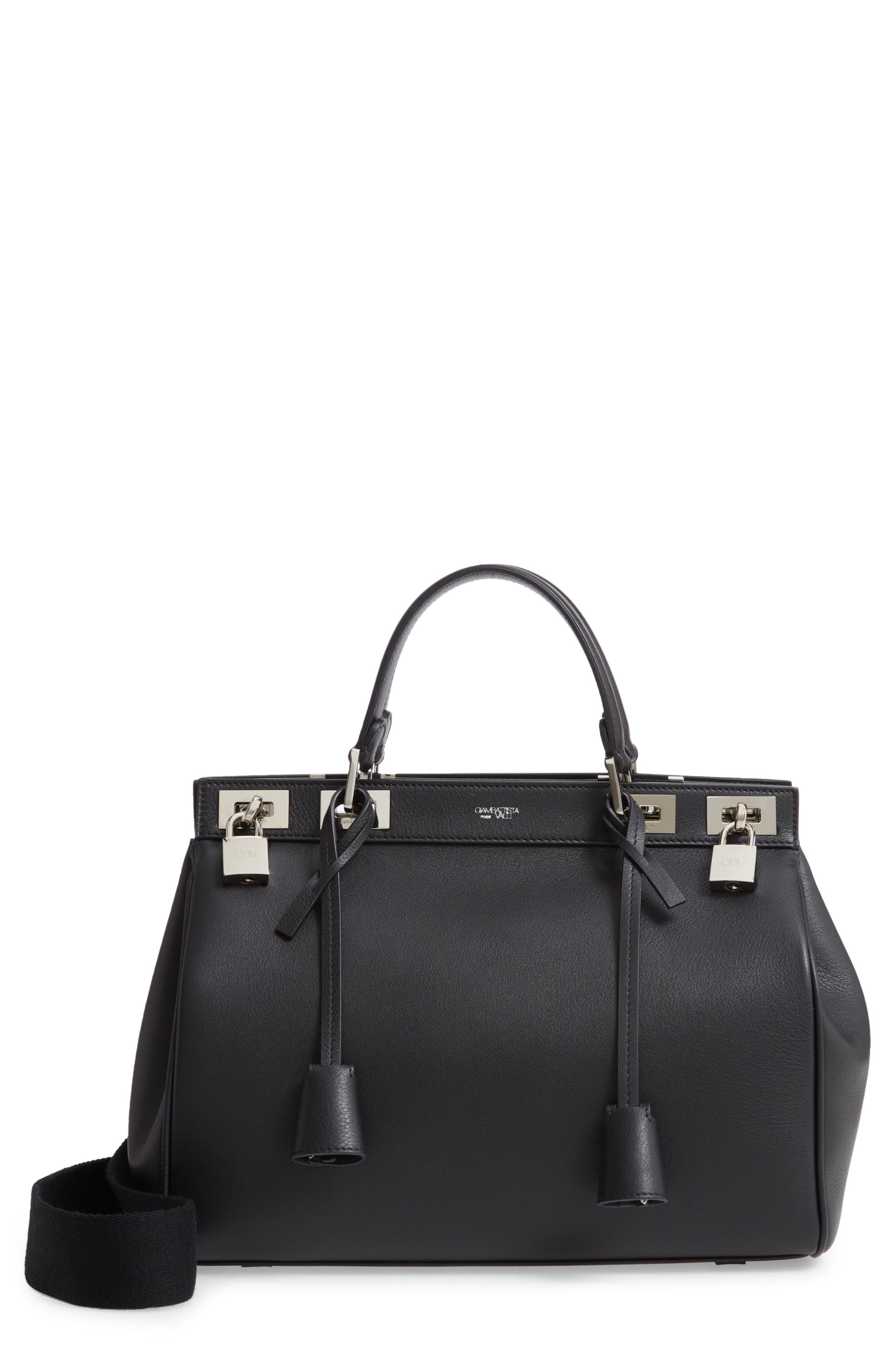 Giambattista Valli Medium Flore Leather Satchel | Nordstrom