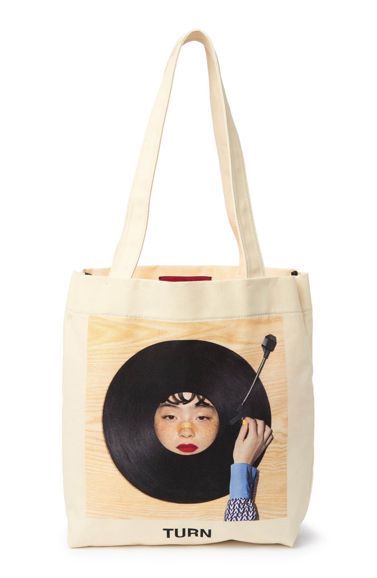 VALENTINO Printed Canvas Tote Bag (Women) | Nordstromrack