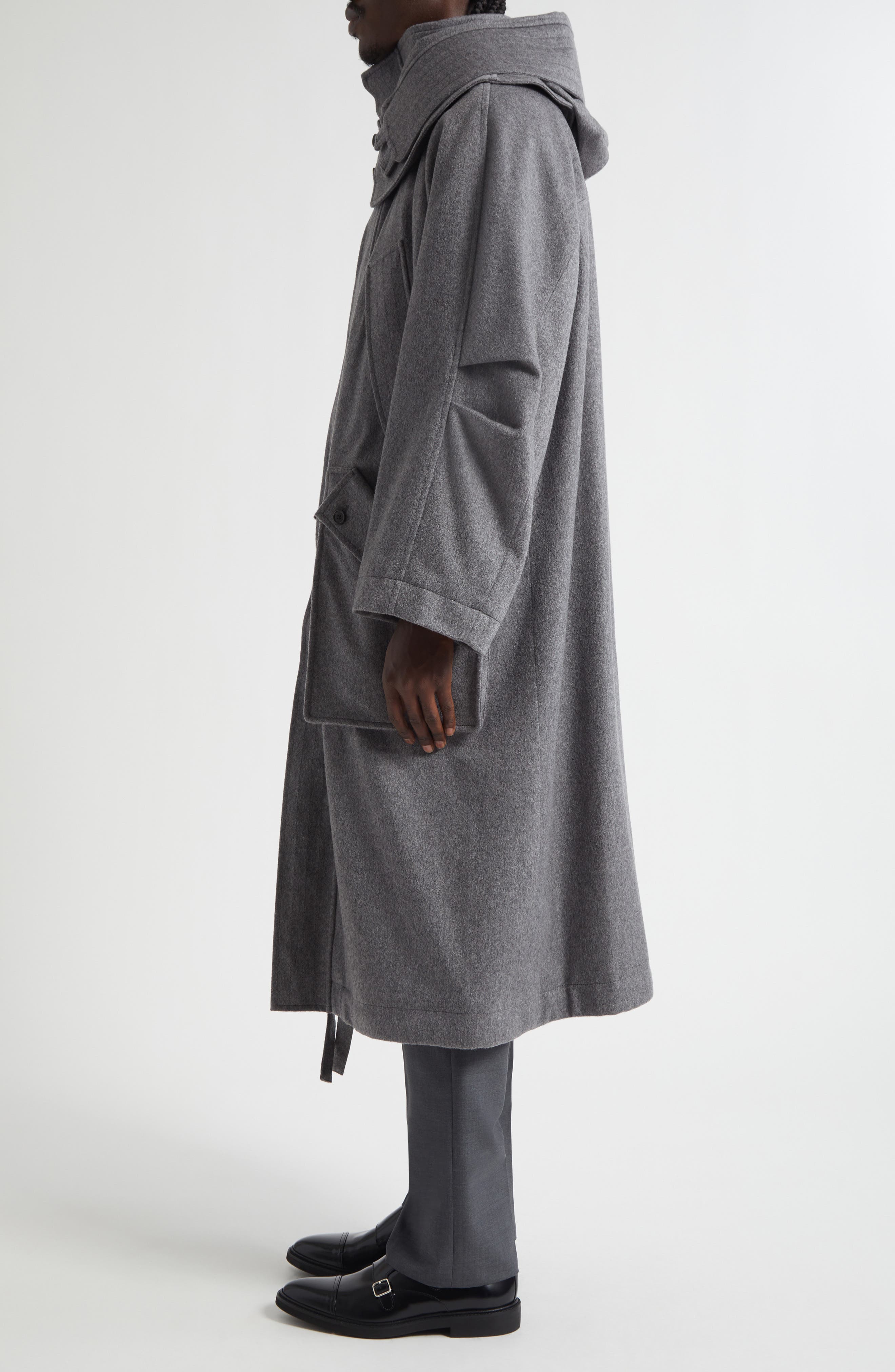 Thom Browne Waterproof Cashmere Parka With Removable Hood | Nordstrom