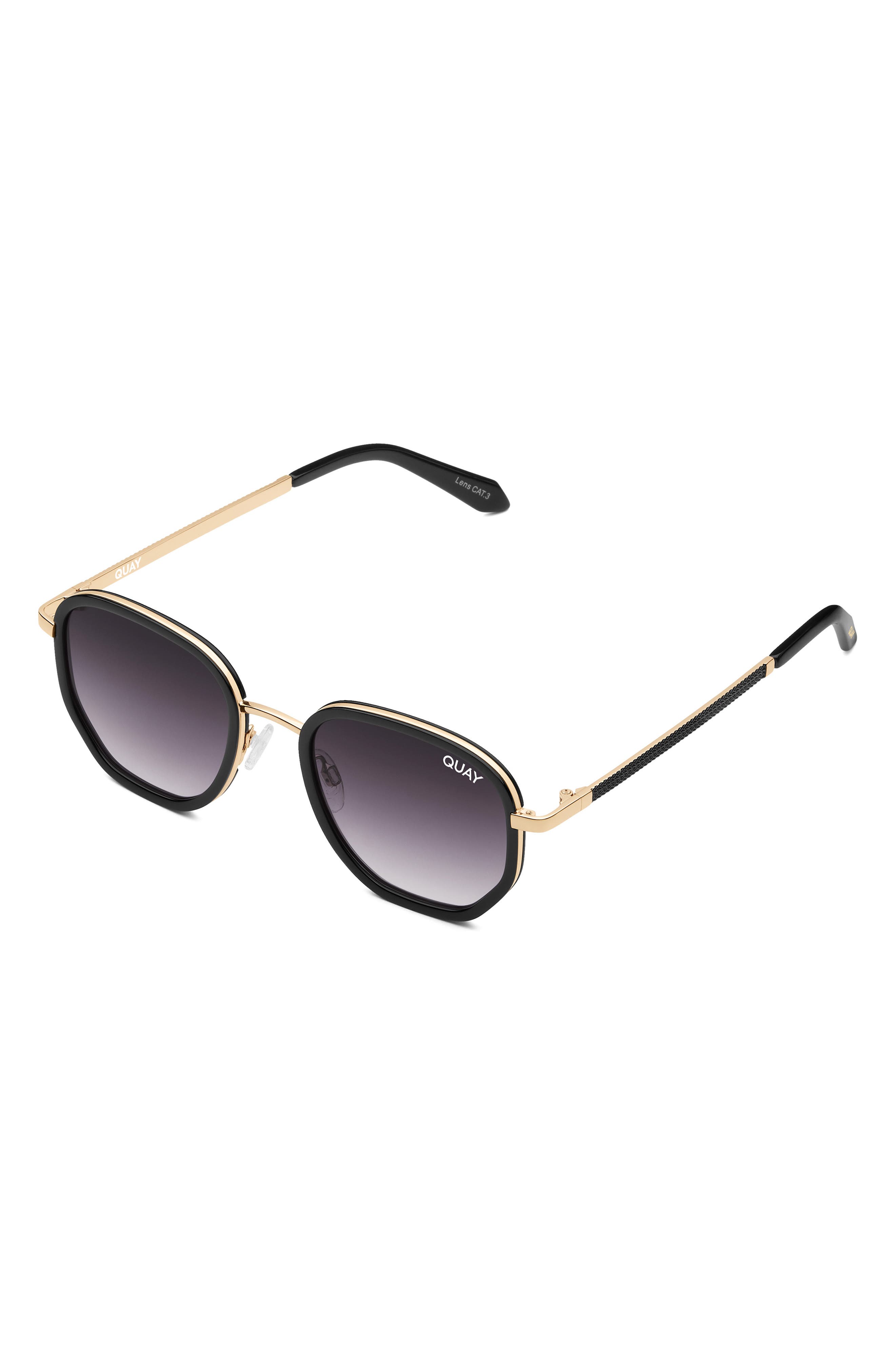 QUAY Big Time Remixed 46mm Gradient Square Sunglasses | Nordstrom