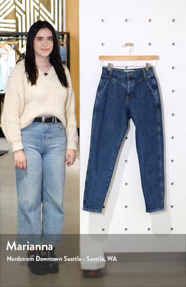 Topshop V-Panel Mom Jeans | Nordstromrack