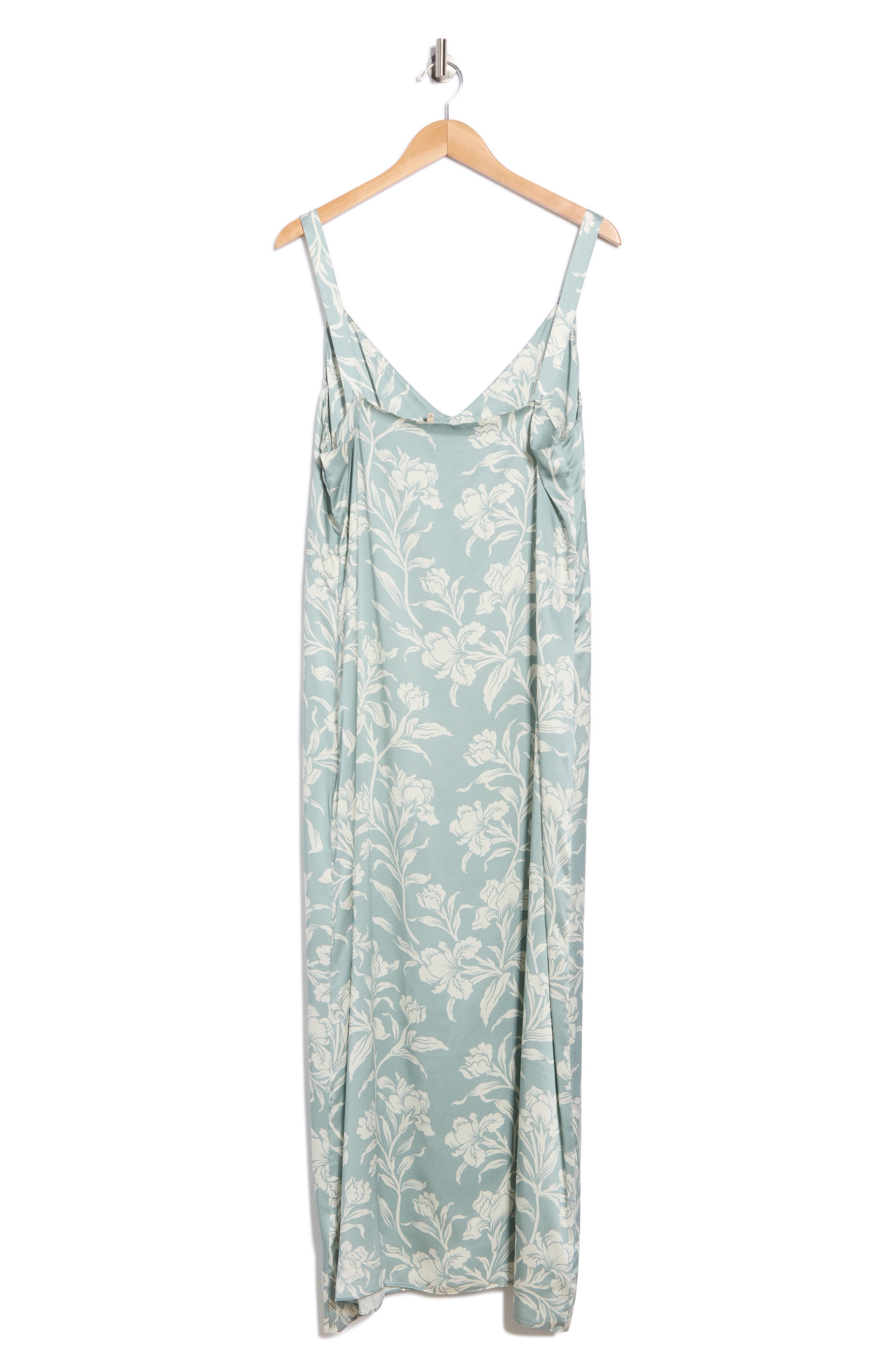 Faherty Floral Sandwashed Silk Midi Slipdress | Nordstromrack