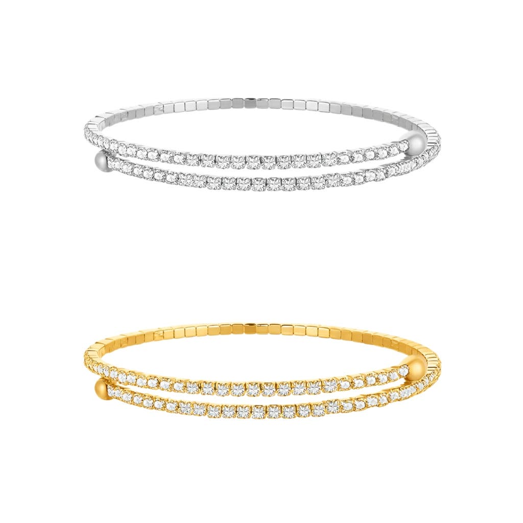 Donatello Gian Bracelet Set Wrap Around Tennis Bracelet | Nordstrom