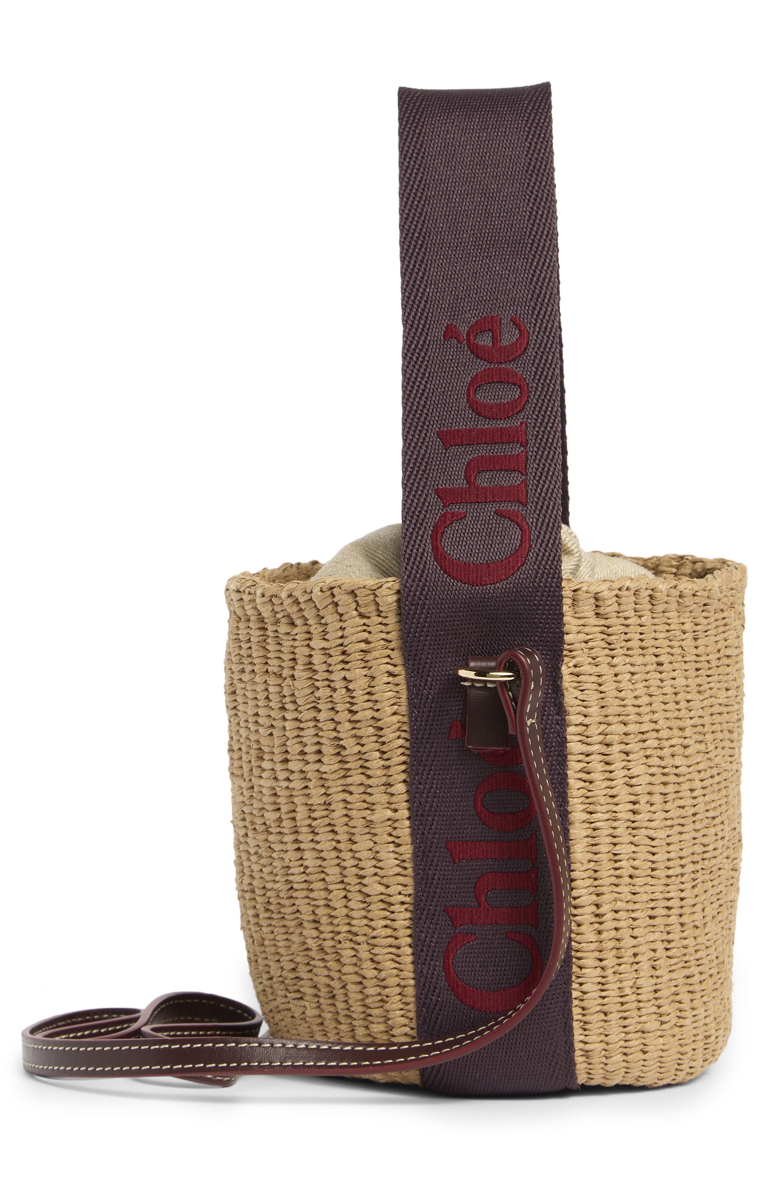 Woven Straw Bucket Bag (Women) | Nordstromrack