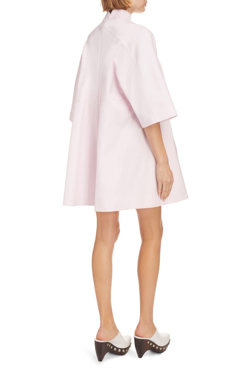 Alaïa Cotton & Silk Blend Trapeze Minidress | Nordstrom