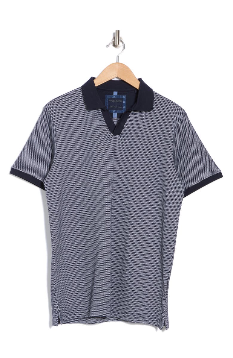 DENIM AND FLOWER Textured Polo | Nordstromrack