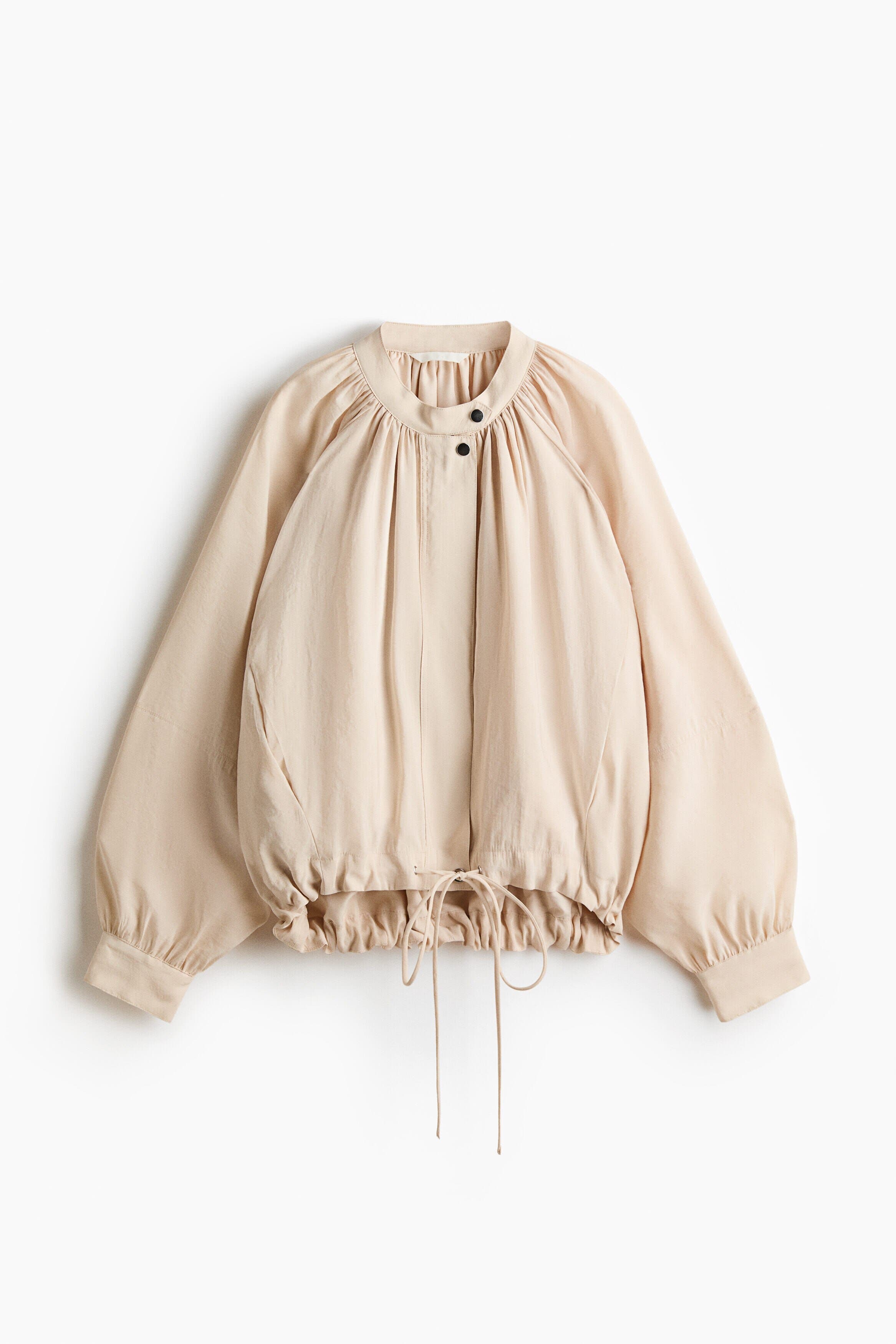 H&M Balloon-sleeved Modal Jacket (Women) | Nordstrom