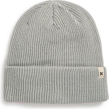 Hurley Lined Up Rib Knit Beanie | Nordstromrack