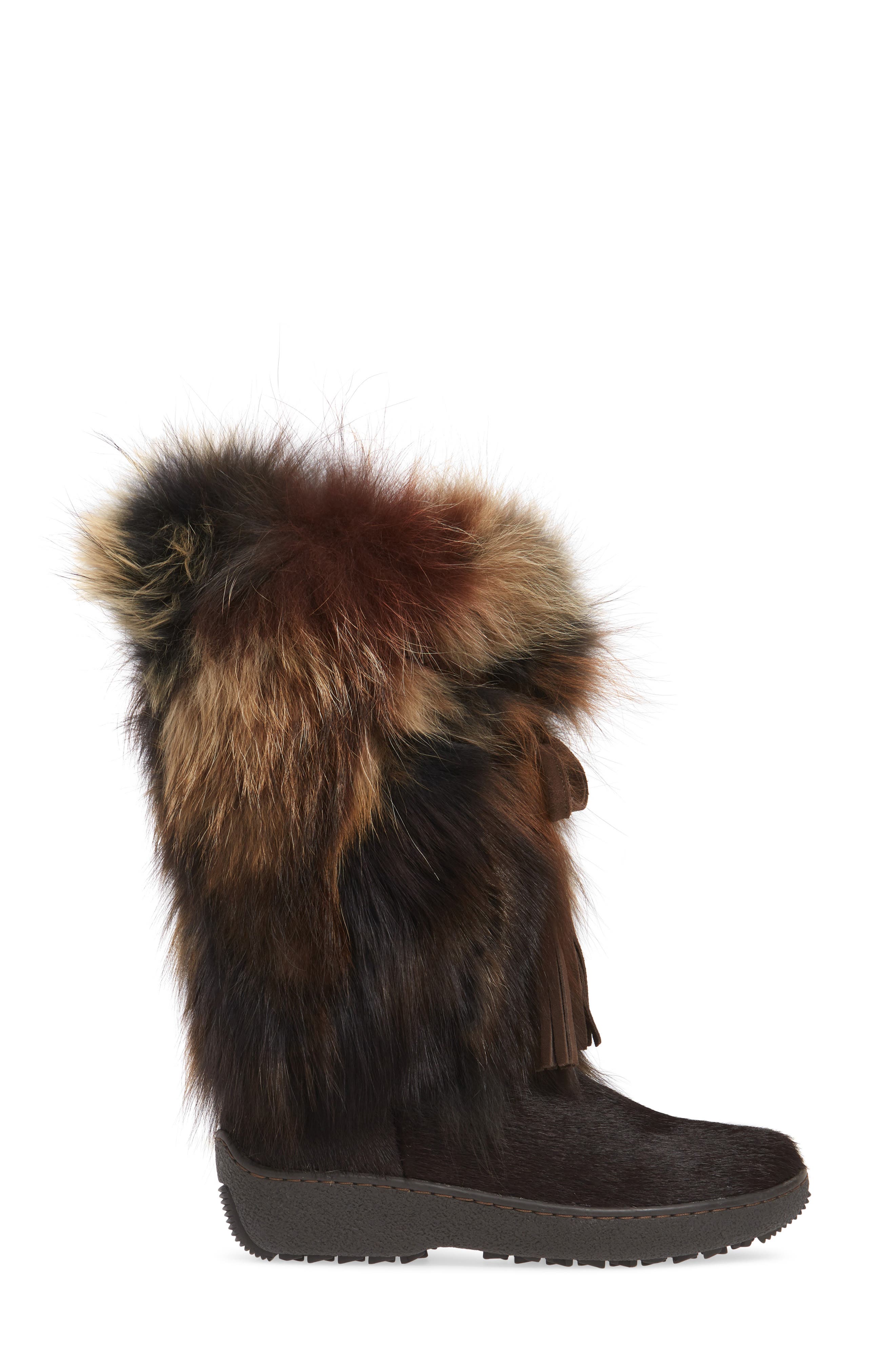 Pajar 'Fox Trot' Genuine Fox Fur & Calf Hair Boot (Women) | Nordstrom