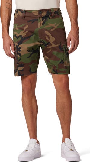 Hudson Jeans Stacked Camo Slim Military Cargo Shorts | Nordstrom