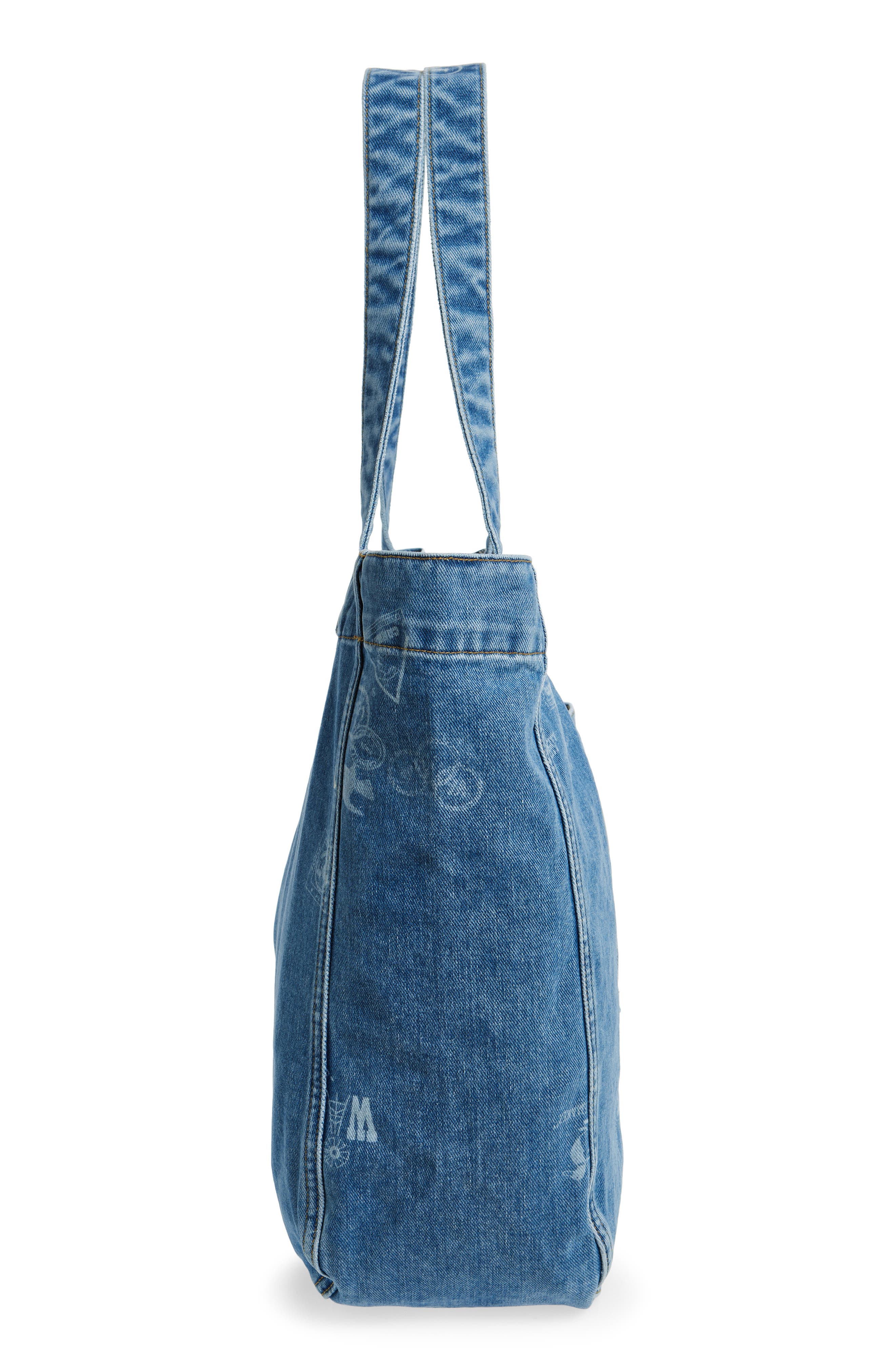 Carhartt Work In Progress Stamp Print Denim Tote | Nordstrom