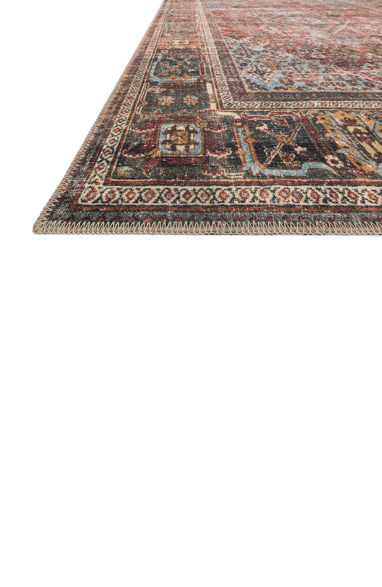 LOLOI Loren Rug - Brick/Midnight | Nordstromrack