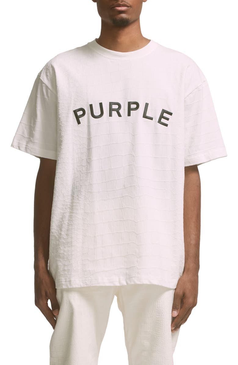 PURPLE BRAND Mercerize Logo Cotton T-Shirt | Nordstromrack