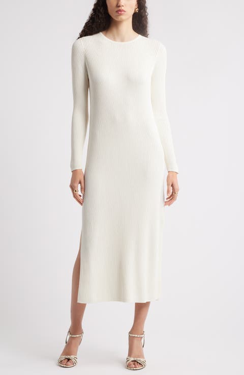 Long Sleeve White Dresses | Nordstrom