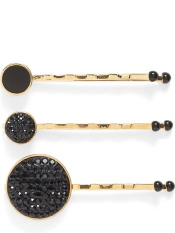 Marc Jacobs MARC BY MARC JACOBS Pavé Crystal Disc Bobby Pins | Nordstrom